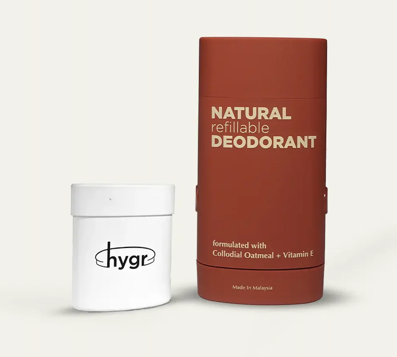 HYGR Smell Be Gone Natural Refillable Deodorant