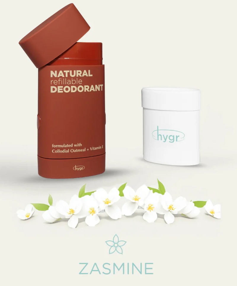 HYGR Smell Be Gone Natural Refillable Deodorant