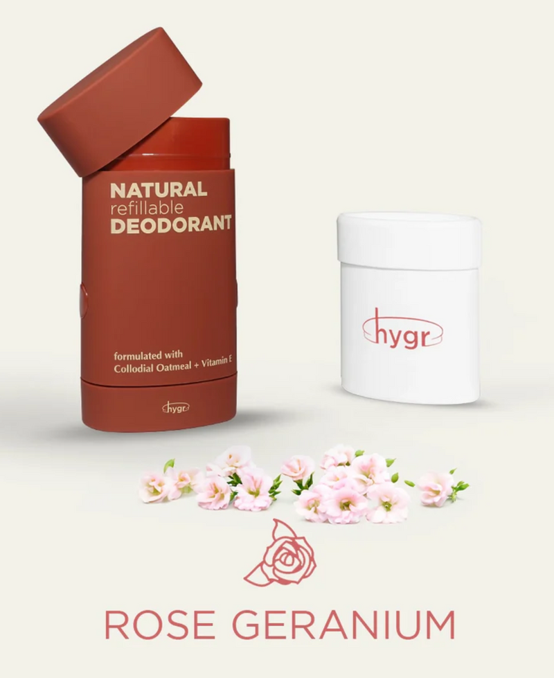HYGR Smell Be Gone Natural Refillable Deodorant
